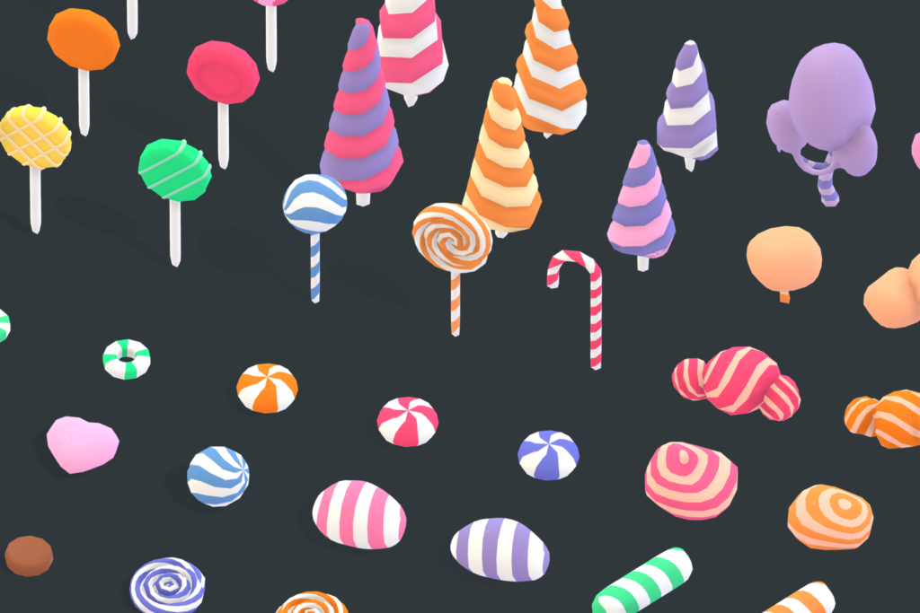 Candy Land - Animation Asset | Omabuarts Studio