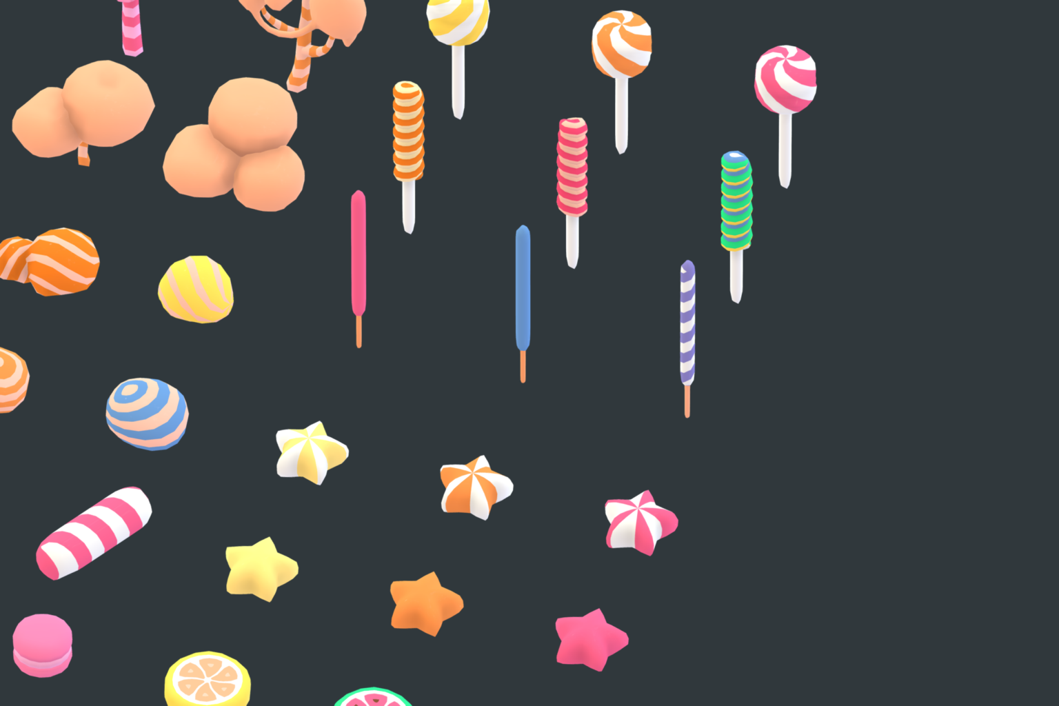 Candy Land - Animation Asset | Omabuarts Studio