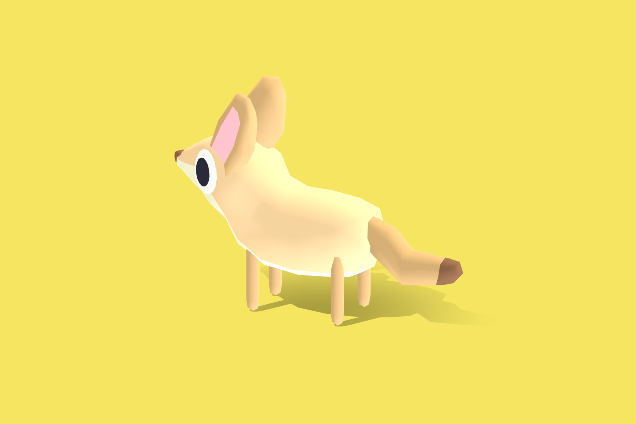 Fennec Fox - Quirky Series | Omabuarts Studio