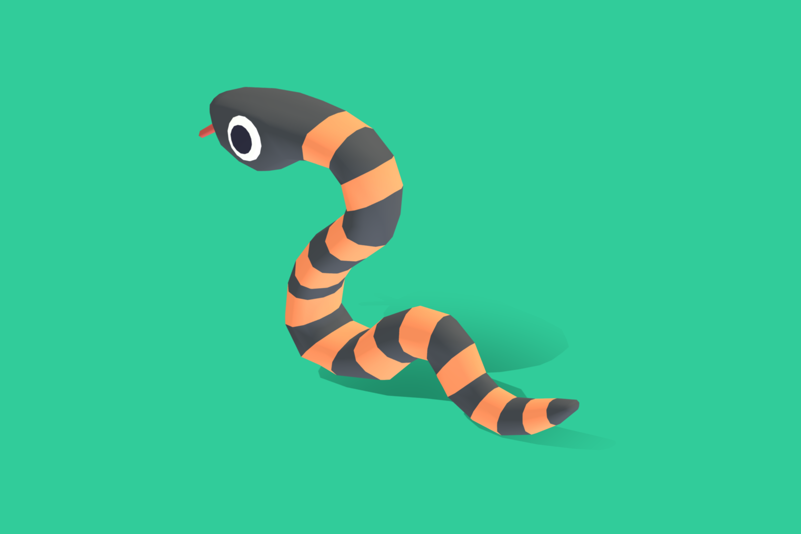 Snake - Quirky Series | Omabuarts Studio