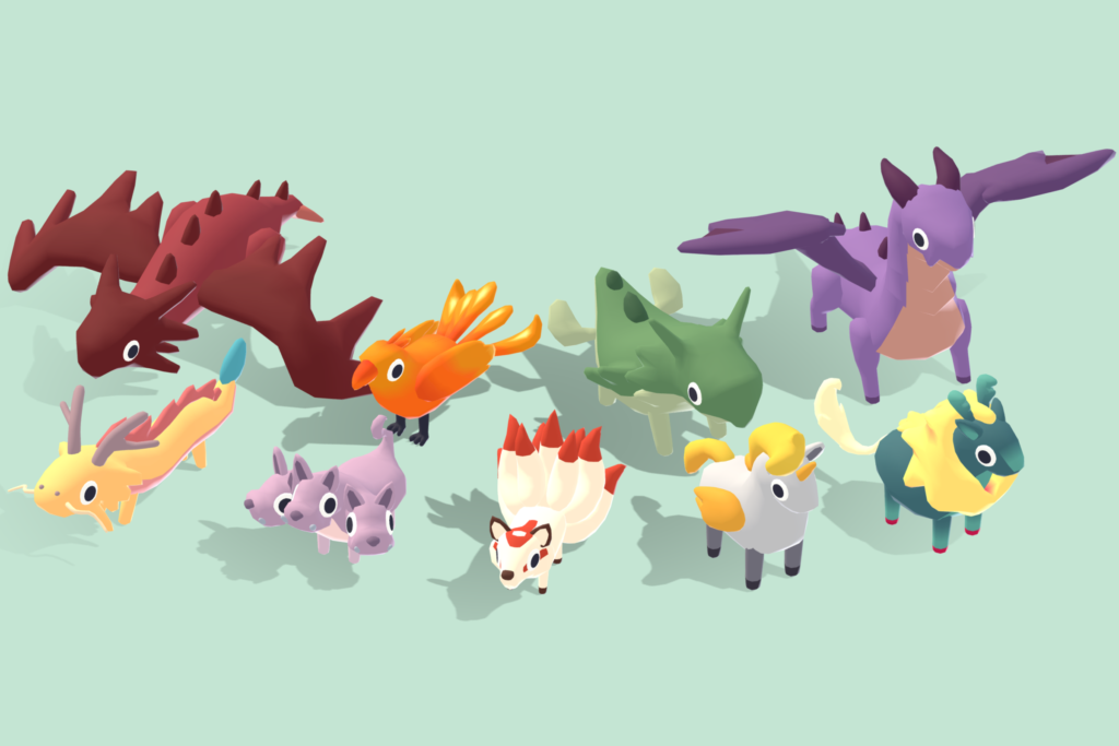 Quirky Series - Fantasy Animals Vol 1 | Omabuarts Studio